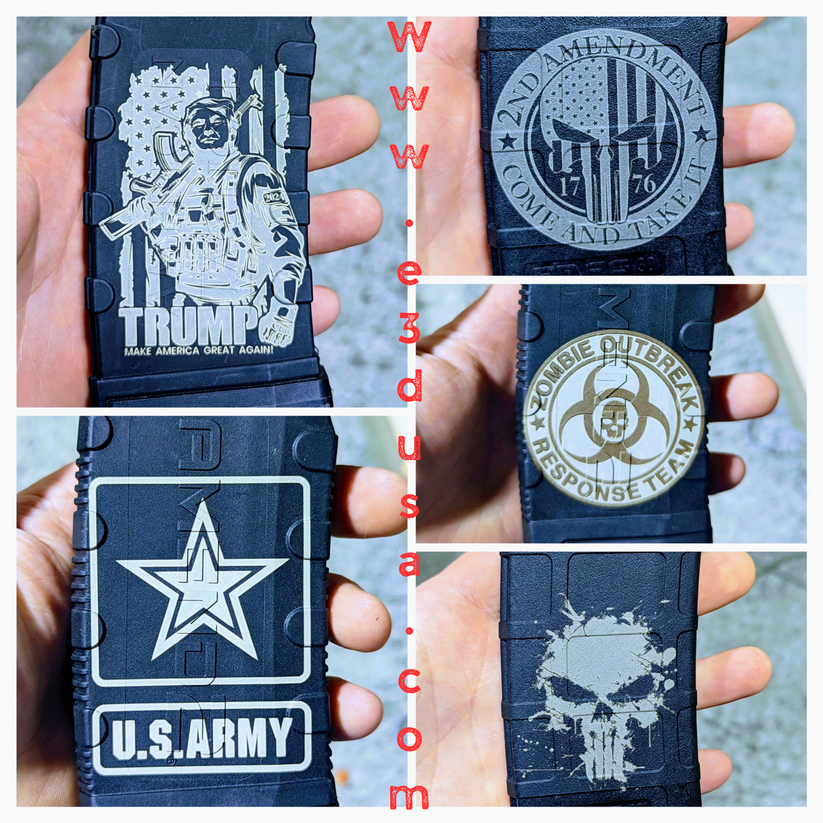 Custom Lasered PMAG – Envision Design