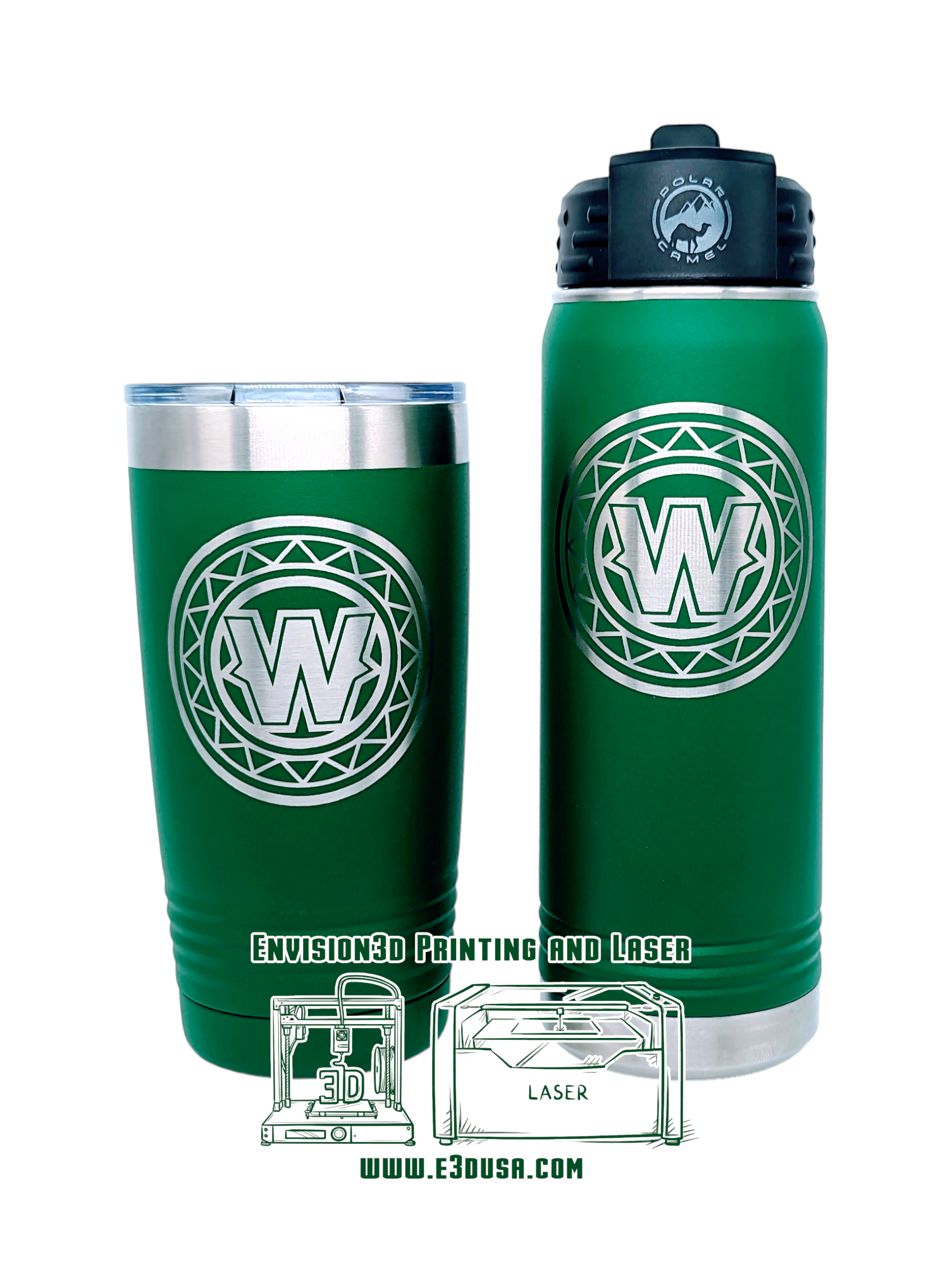 Wawasee Warrior Drinkware – Envision Design